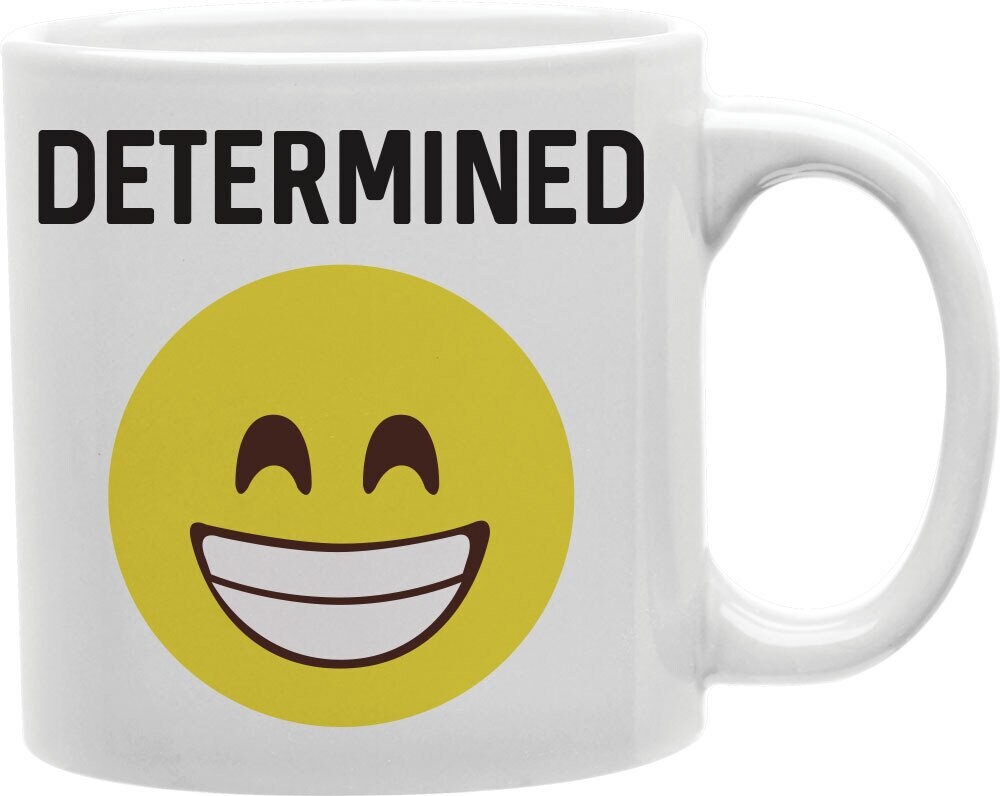 Determined Emoji Faceeveryday Mug Free Shipping - Etsy