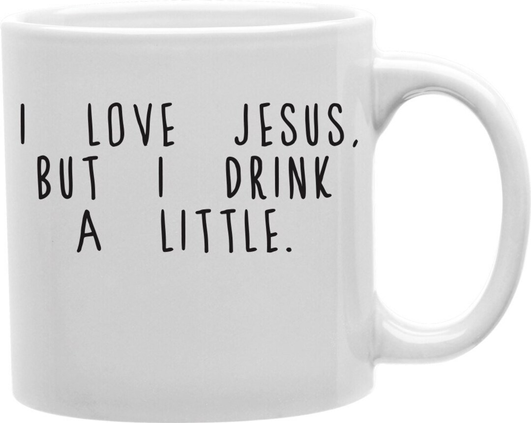 Coffee Mug Christmas Gift I Love Jesus but I Cuss a Little - Etsy