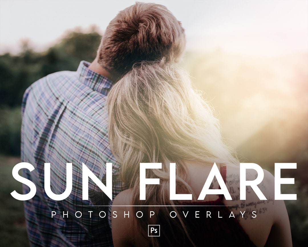 37 SUN FLARE Overlays, Sunlight Overlays, Photoshop Overlays, Sun ...