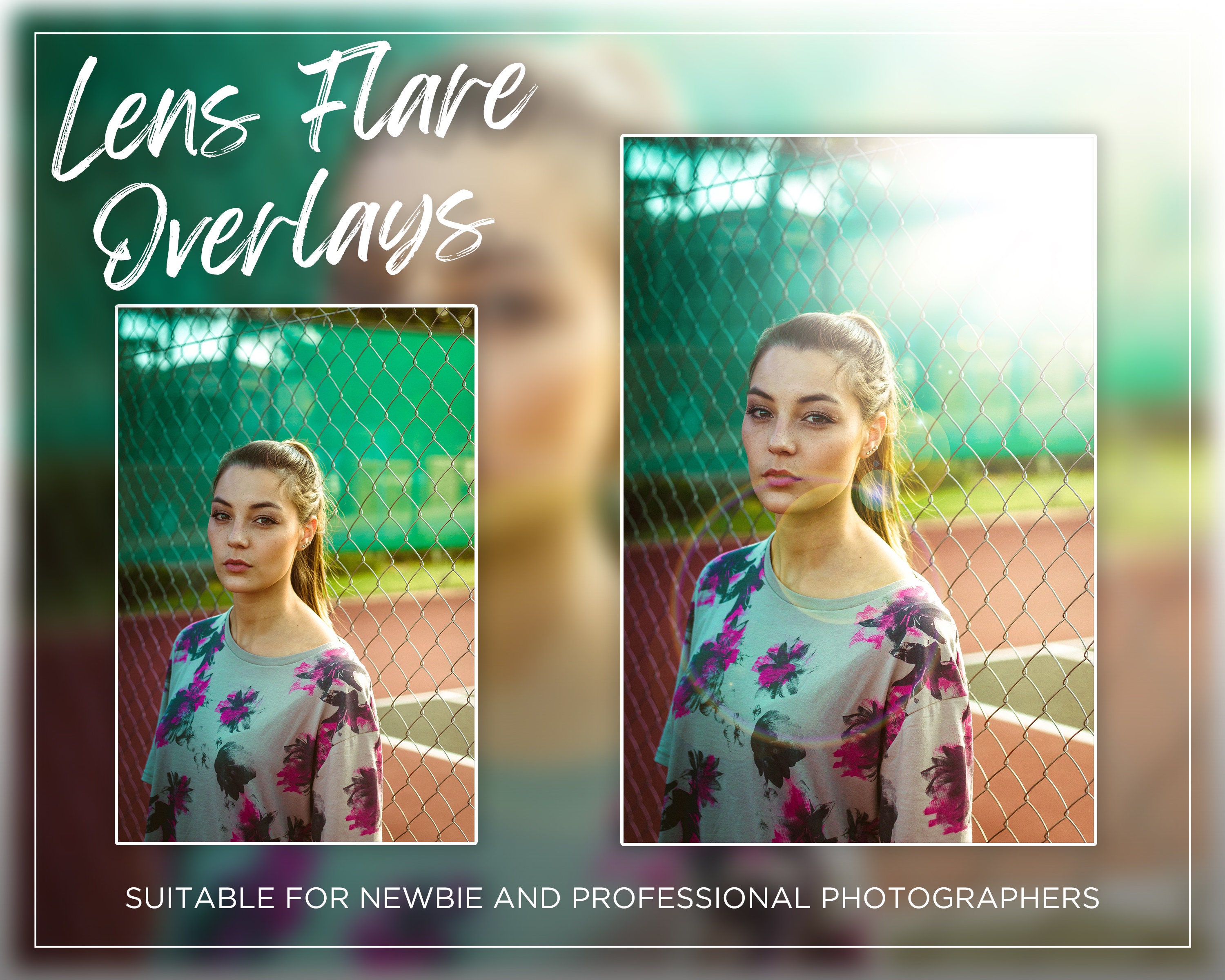 35 Lens Flare Overlays Sunlight Overlays Photoshop Overlays - Etsy Canada