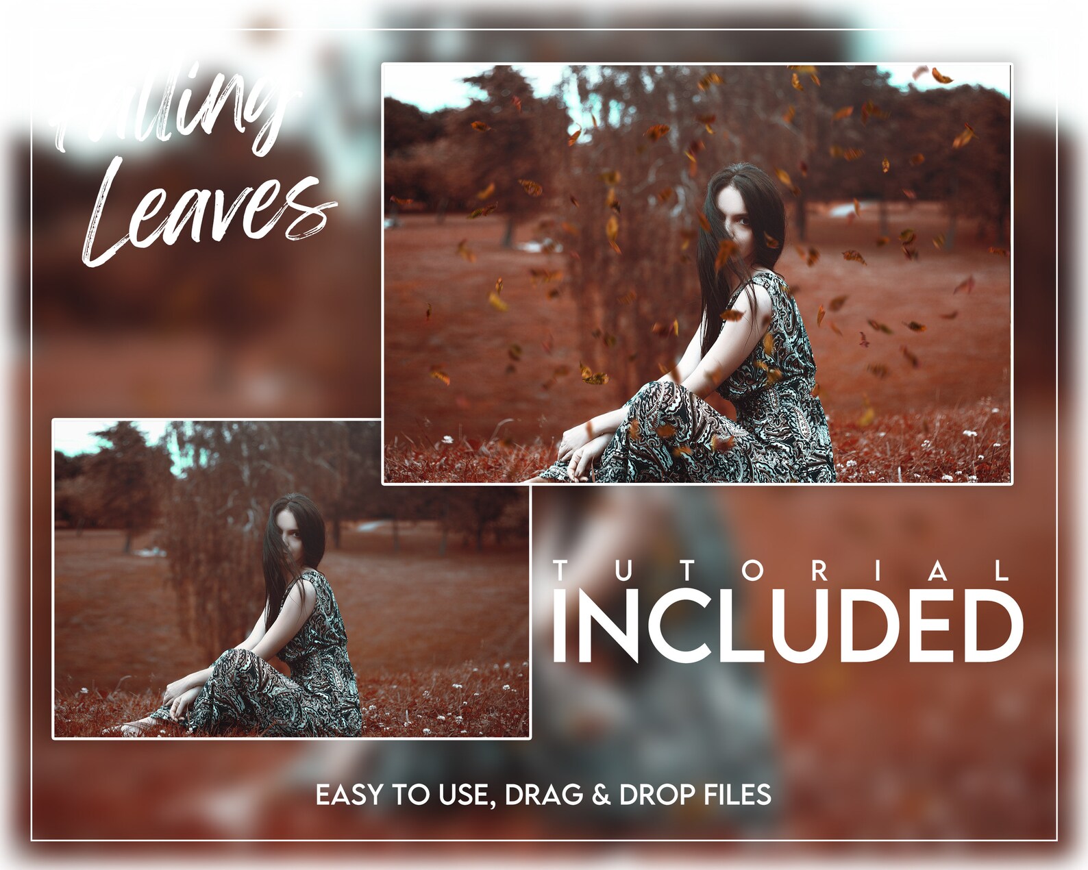 130 Falling Leaves Photo Overlays Fall Overlays Autumn - Etsy