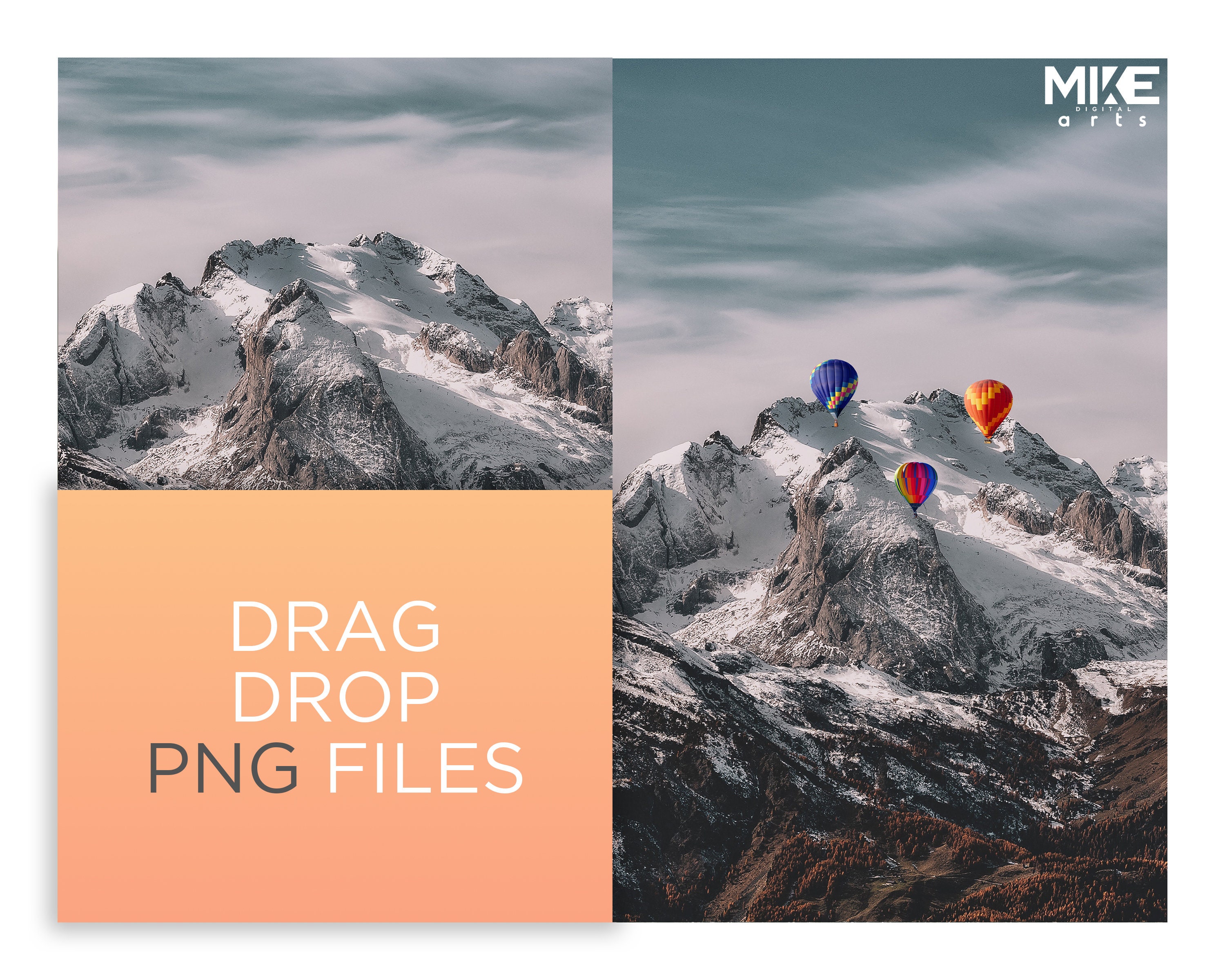 20 HOT AIR BALLOON Photoshop Overlays Balloon Overlays Sky - Etsy