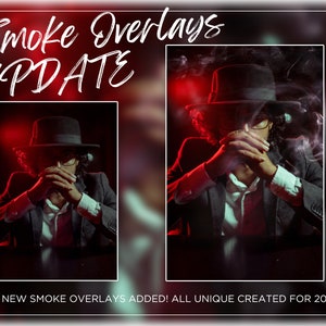 140 REAL SMOKE OVERLAYS Photoshop Overlays Texture Overlays Fog ...