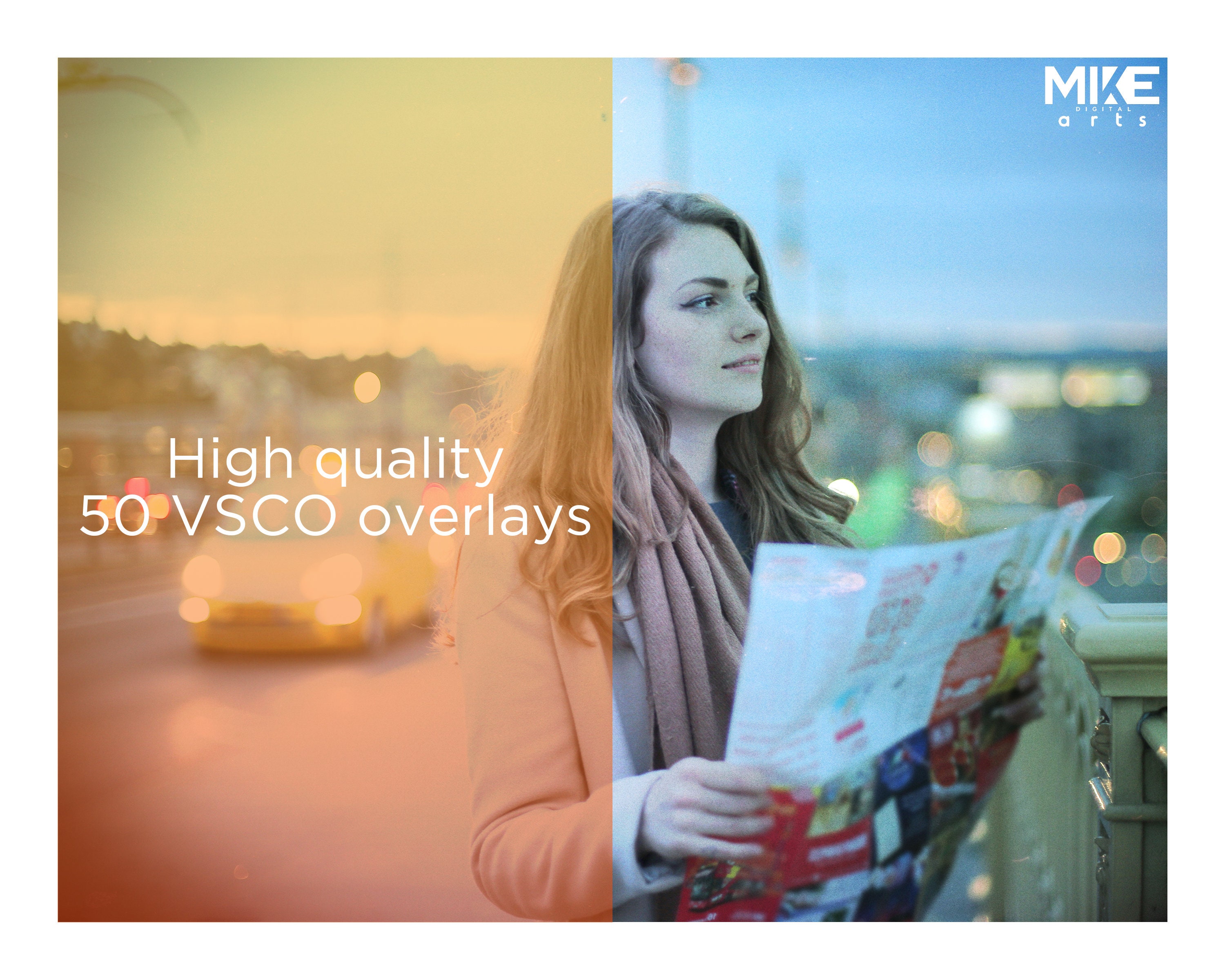 50 VSCO VINTAGE OVERLAYS Film Effect Download Vintage - Etsy