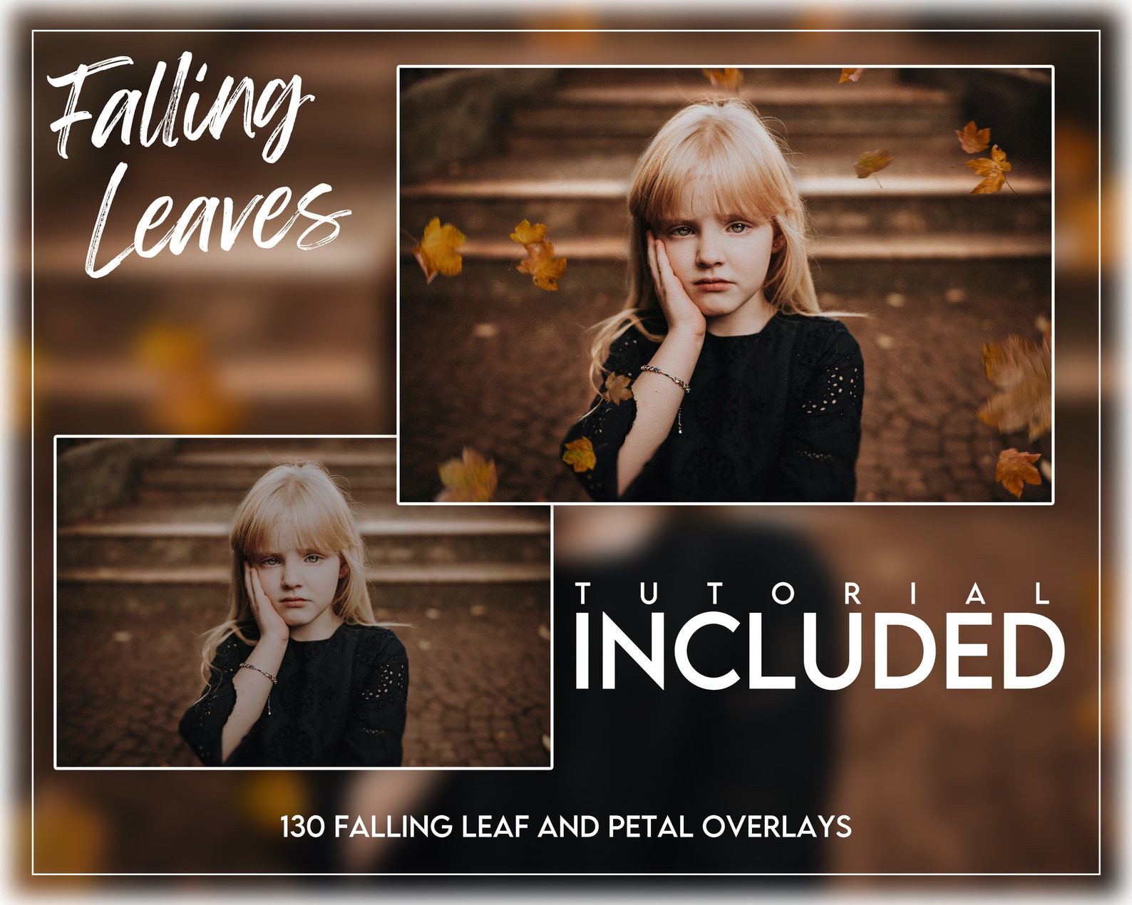 130 Falling Leaves Photo Overlays Fall Overlays Autumn - Etsy