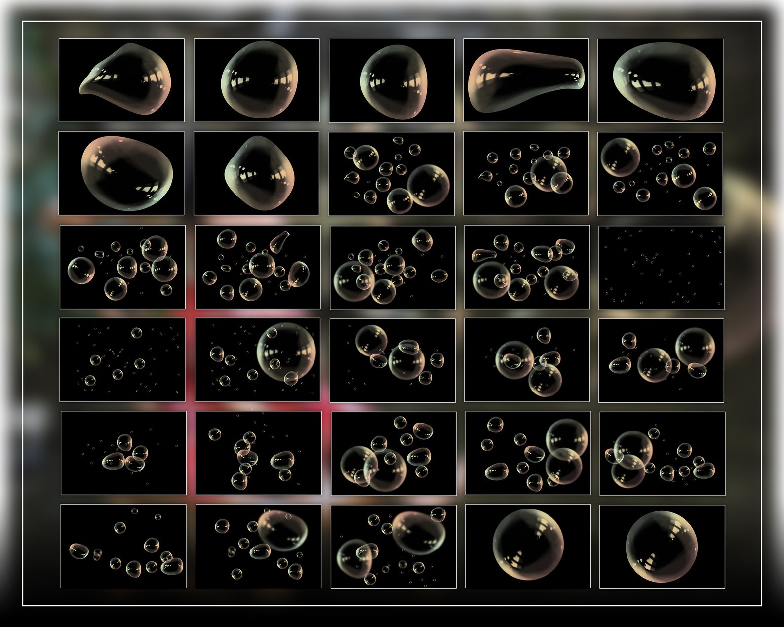 Real Soap Bubble Overlays, Bubble Overlays, Floating Bubbles, Soap ...