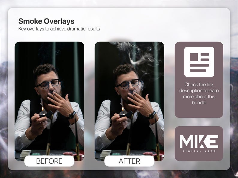 140 Real Smoke & Fog Photoshop Overlays | Texture Effects - Etsy