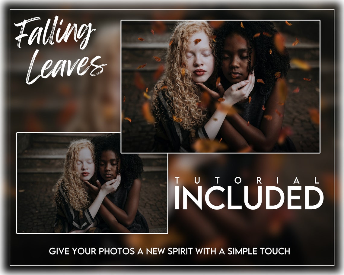 130 Falling Leaves Photo Overlays Fall Overlays Autumn - Etsy