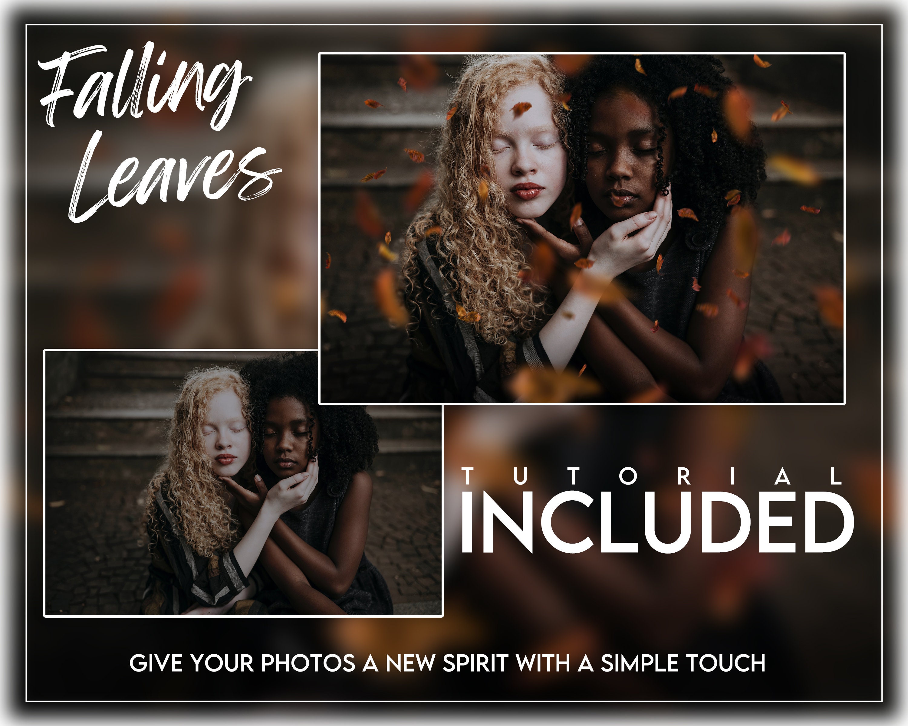 130 Falling Leaves Photo Overlays Fall Overlays Autumn - Etsy