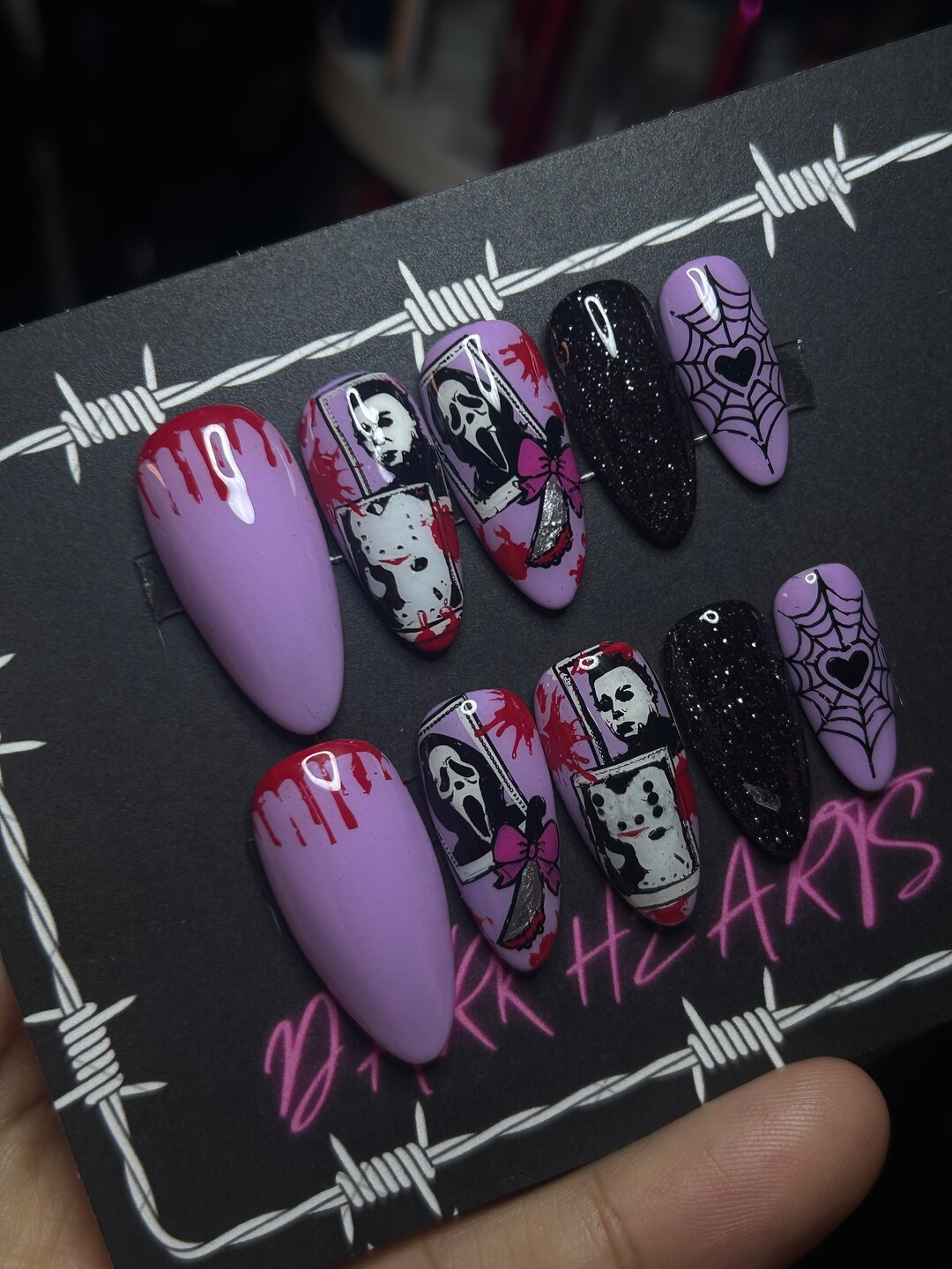 Scream Team: Press on Nails - Etsy