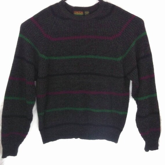 vintage mens sweater 80s - Gem