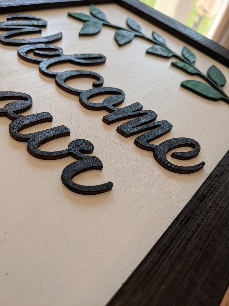 Vertical Home Sign Welcome Interchangeable Sign - Etsy