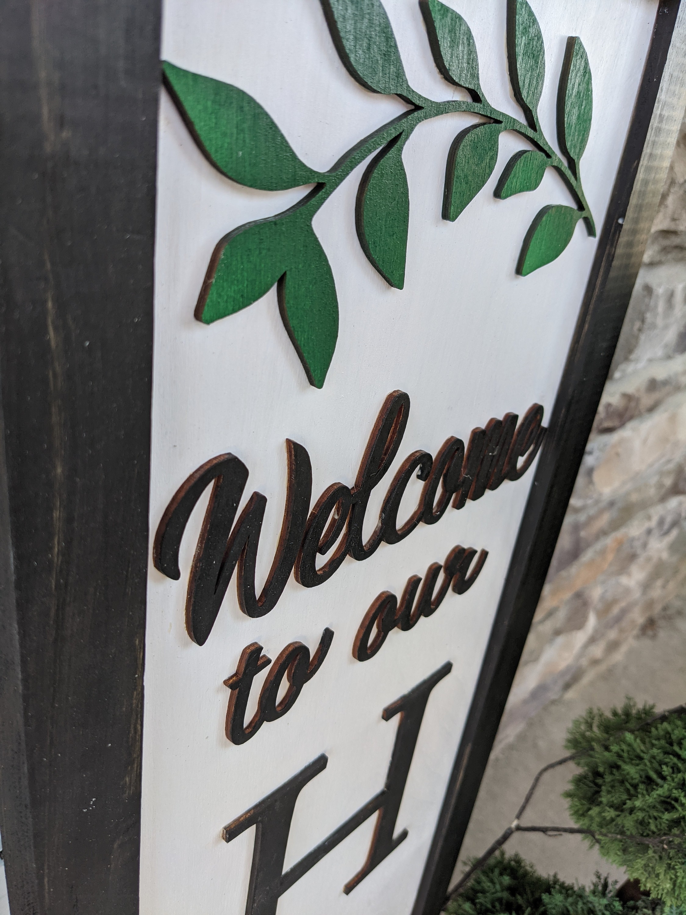 Vertical Home Sign Welcome Interchangeable Sign - Etsy