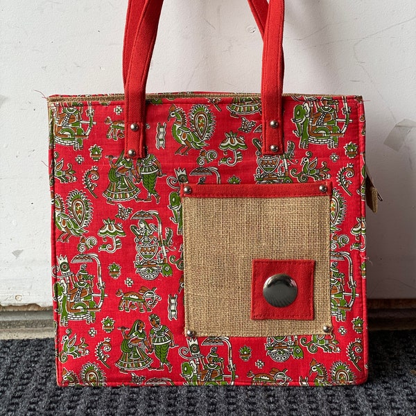 Jute Tote Bag - Etsy