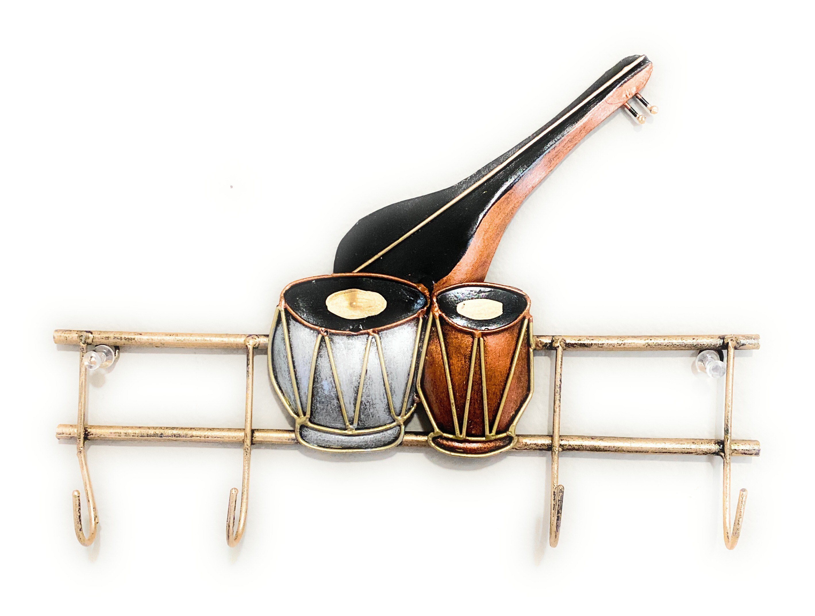 Handmade Tabla Sitar Key Holder Indian Ethnic Hand Painted - Etsy