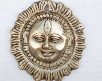 Brass Sun Wall Hanging - Etsy