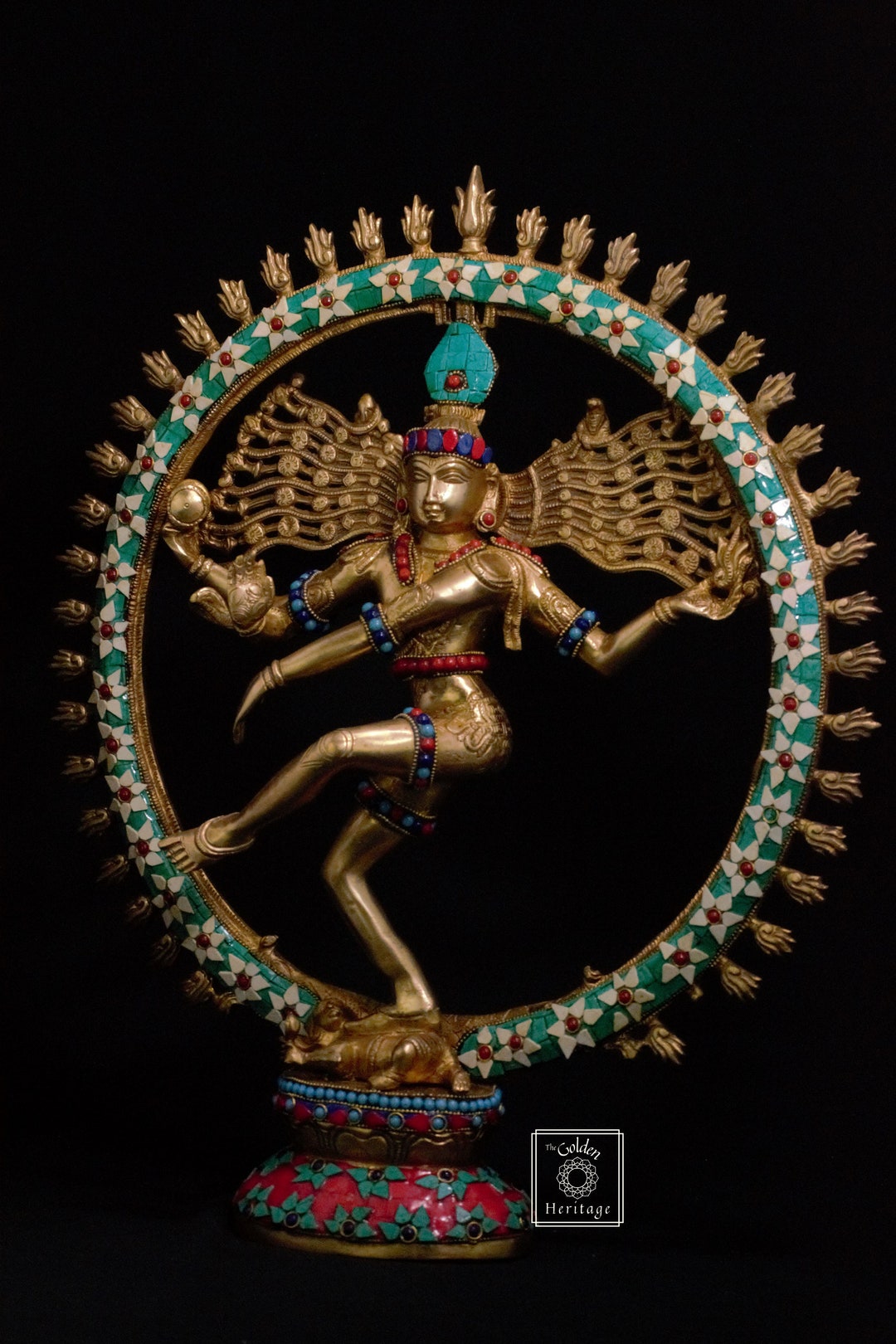 Brass Nataraja Statue, Indian Art, Gift, Home Decor, Collectible ...