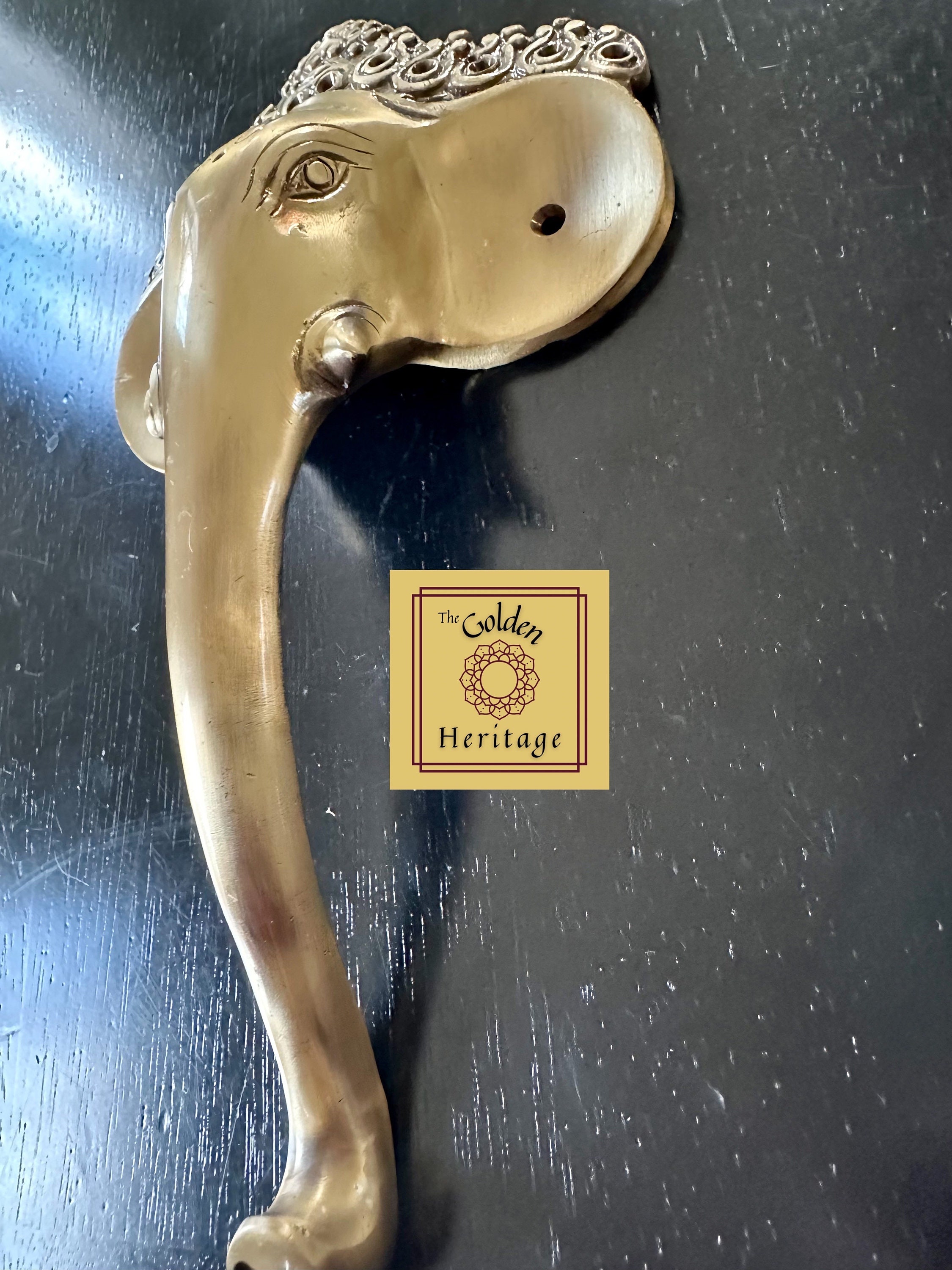 Brass Great Stunning Elephant Trunk Tusks Door Handle Grab - Etsy