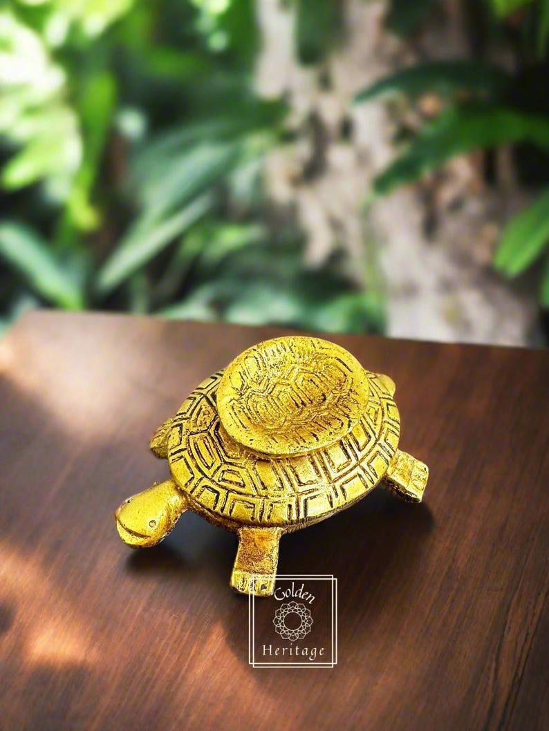 Brass Shankha or Conch With Turtle, Shanka Craved With OM, Swastika ...