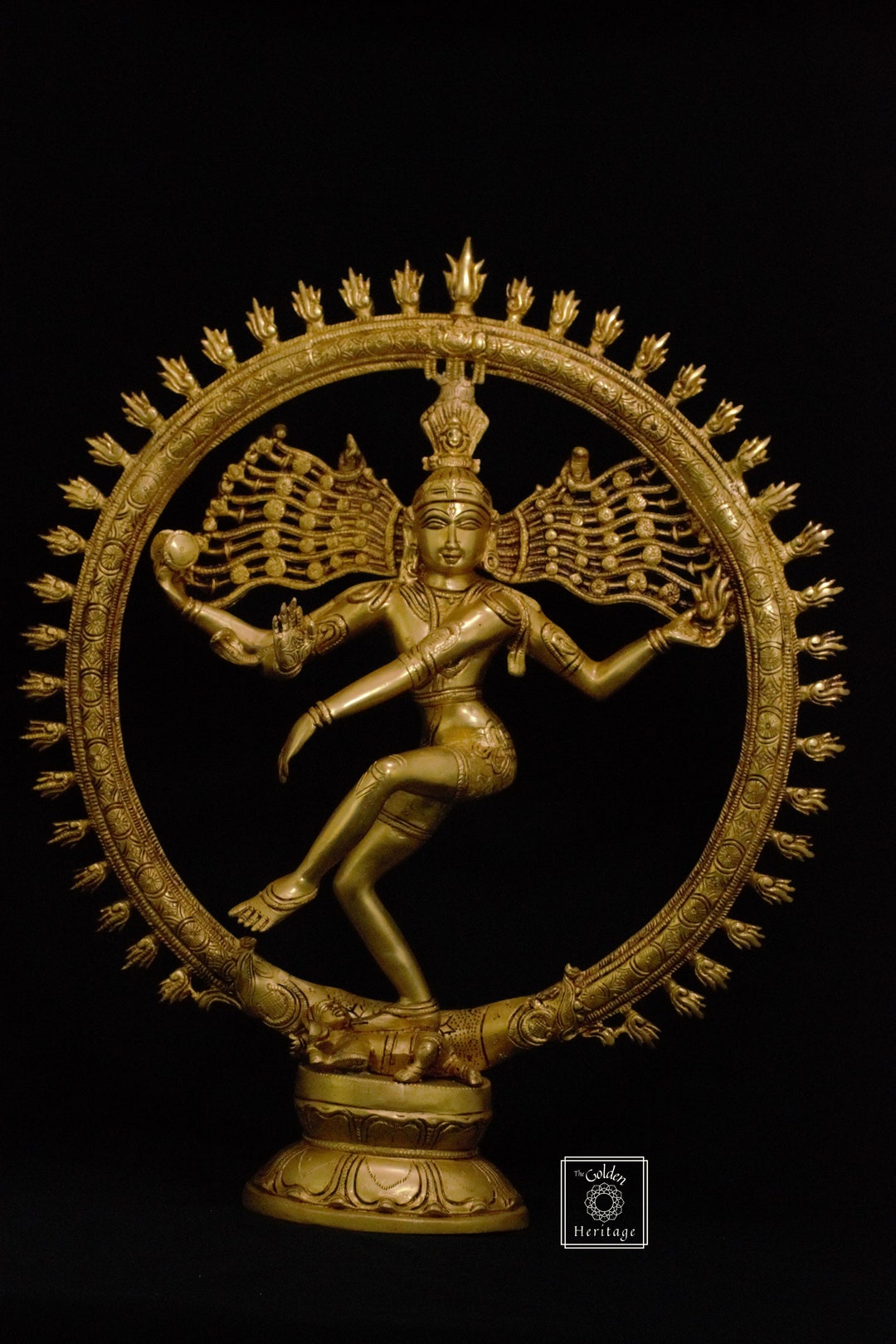 Brass Nataraja Statue, Indian Art, Gift, Home Decor, Collectible ...