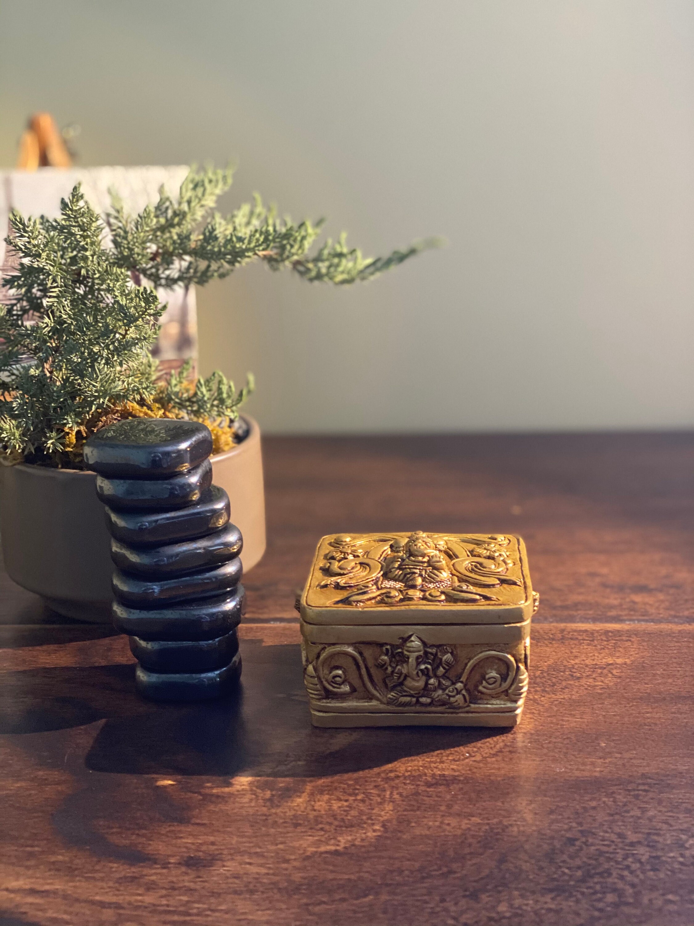 Handmade Brass Jewelry Box Haldi-kumkum Box Udi Box Sandal - Etsy