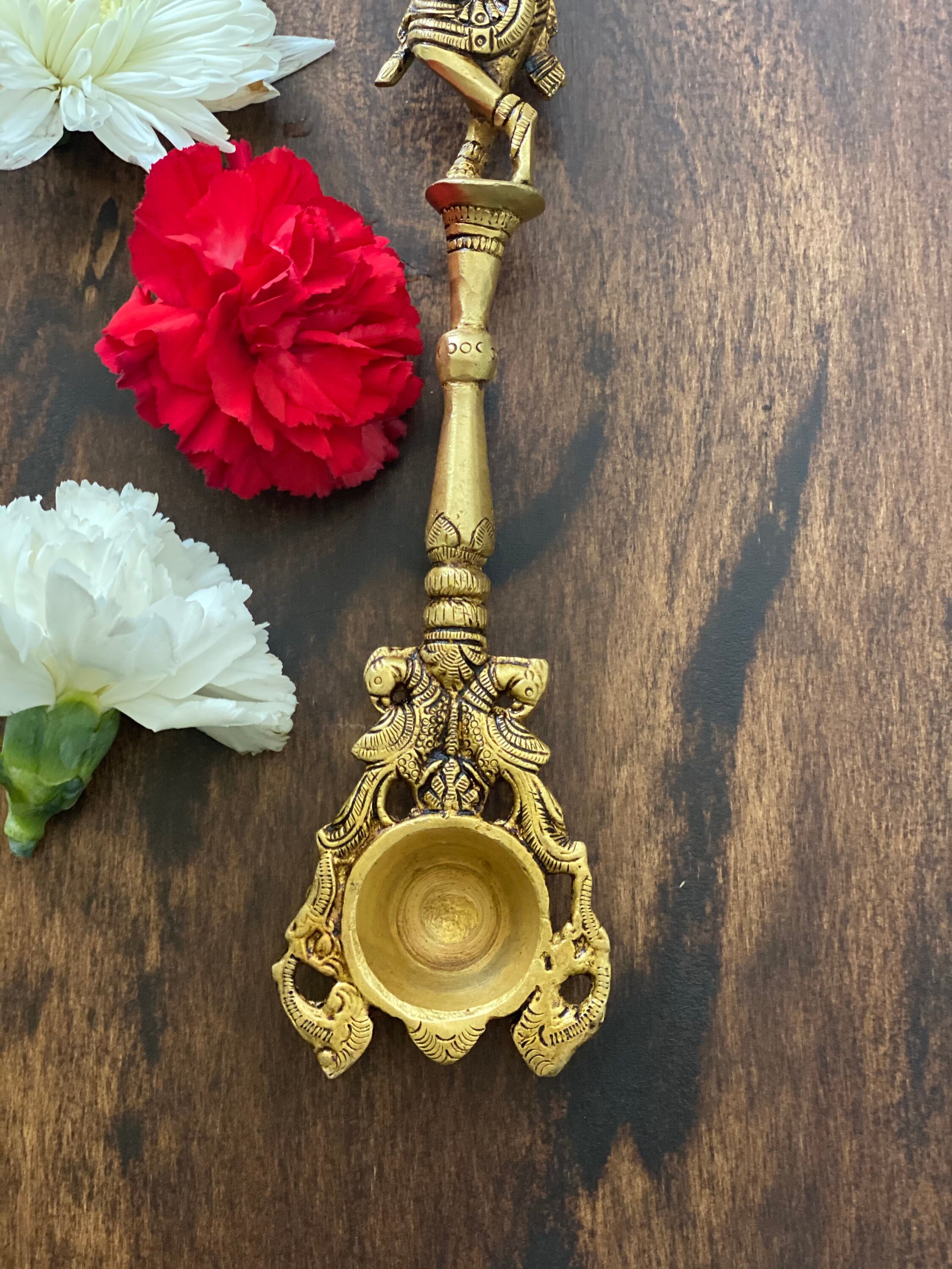 Krishna Prayer SpoonPanchapali Hawan Spoon Brass Pooja | Etsy
