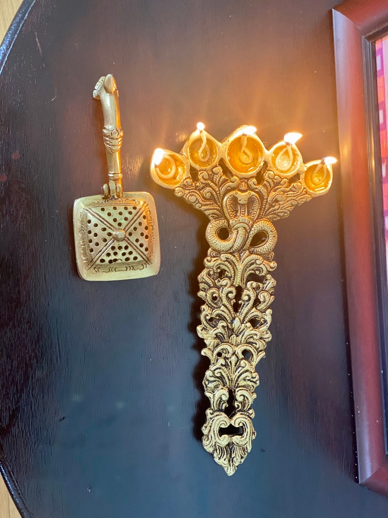 Brass Essence Holder Meditation and Prayer Accessories Yoga | Etsy