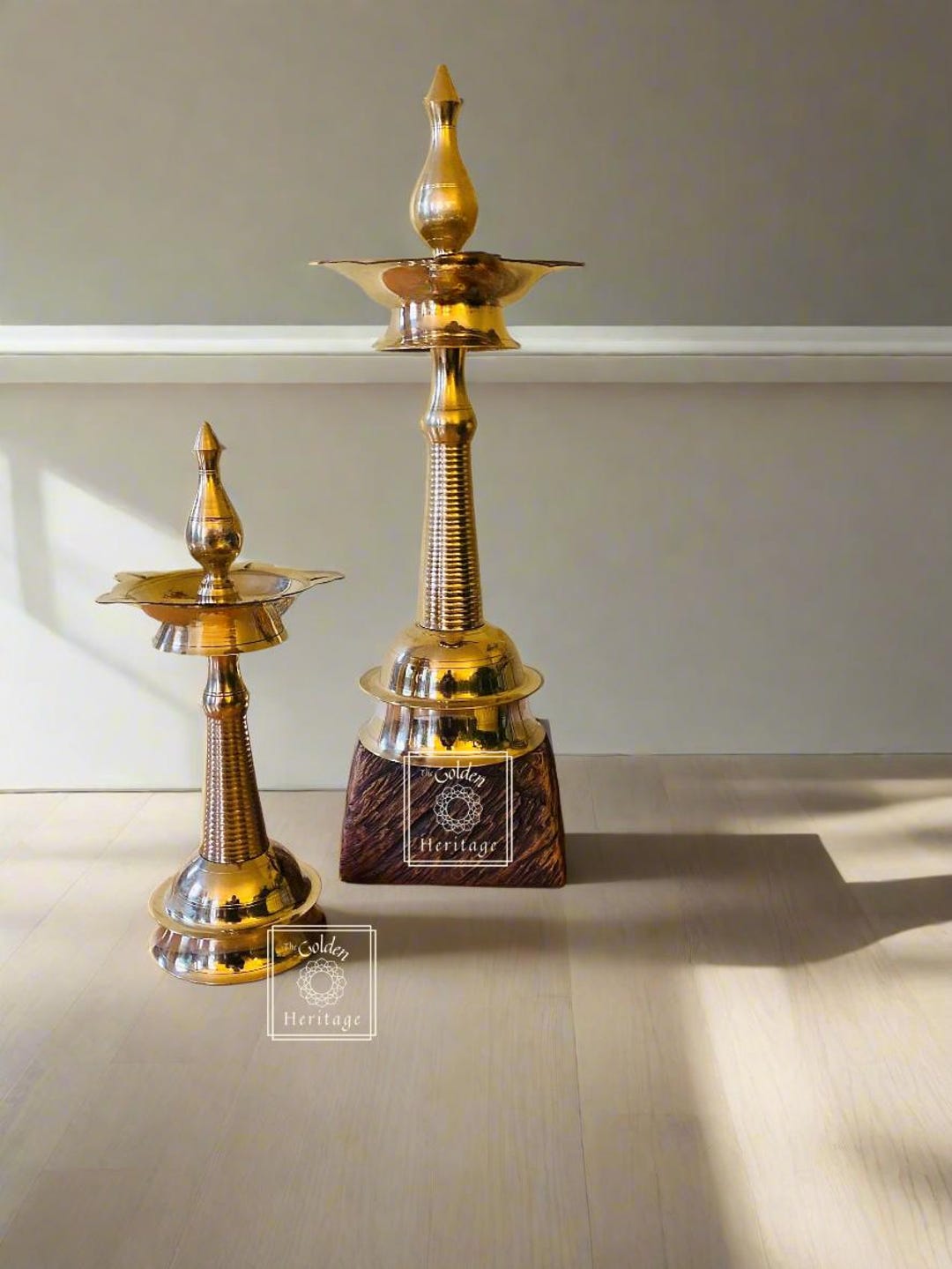 Nilavilakku - Kerala Brass Oil Lamp- 2 Feet - Etsy