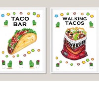 Taco Bar - Taco Station Sign - Chalkboard - Printable - Digital File - Etsy