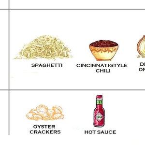 Cincinnati-style CHILI, Digital Download, Printable, Bar, Kitchen Decor ...