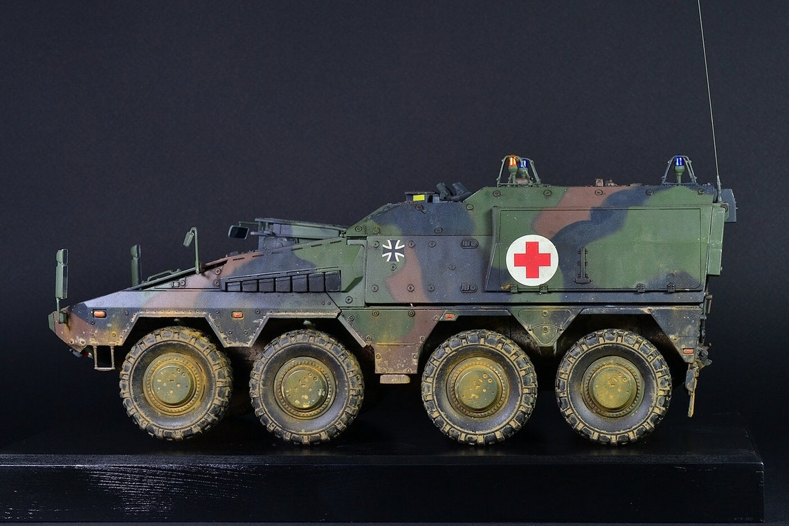 Pro-Built 1/35 Bundeswehr GTK Boxer Sanitätsfahrzeug finished | Etsy
