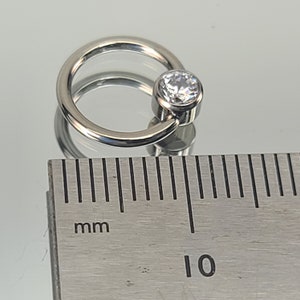 Clear Captive Bead Ring - Etsy