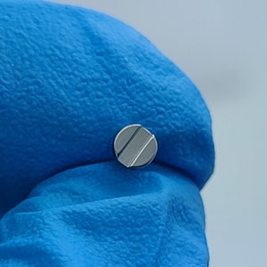 18g Titanium Threadless Screw Head Stud choose Anodized Finish choose ...