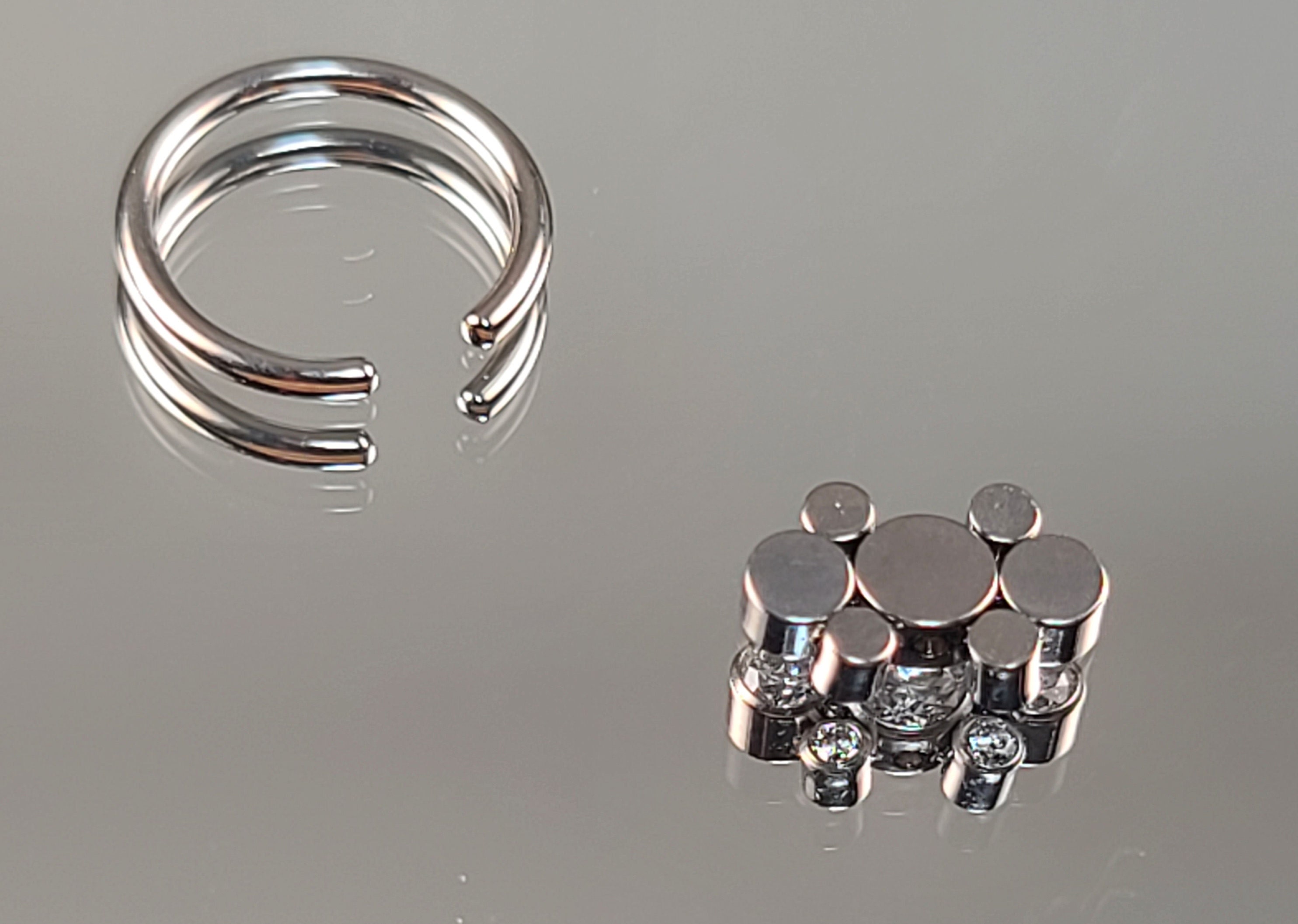 16g 1.2mm Titanium Captive Bead Ring CBR 3/8 10mm - Etsy