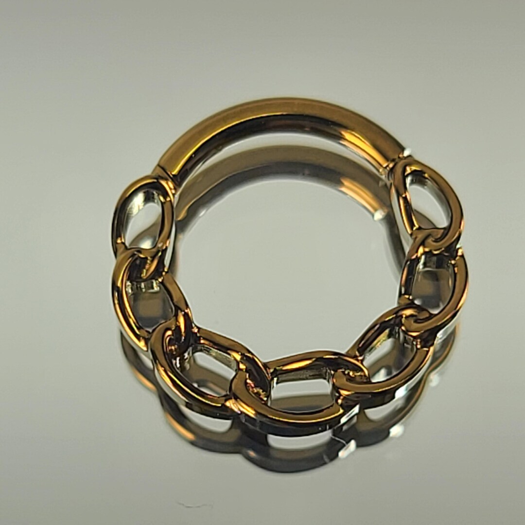 16g 1.2mm Titanium Chain Link Clicker With Hinge for Septum 5/16 8mm ...