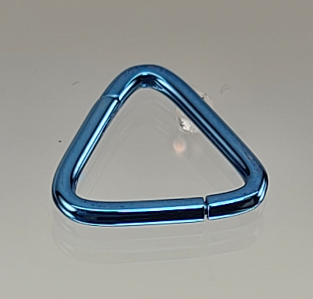 16g (1.2mm) Triangle Titanium Hinge Hoop *choose Anodized Finish and ...