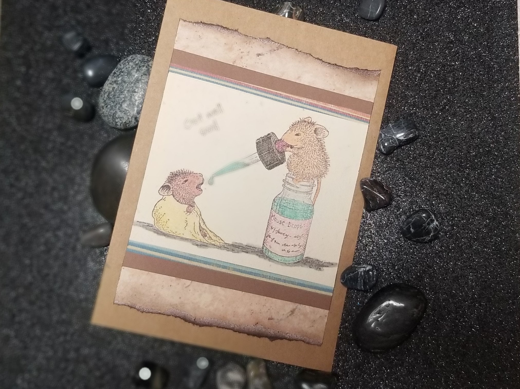 House Mouse Get Well Soon Greeting Card - Etsy