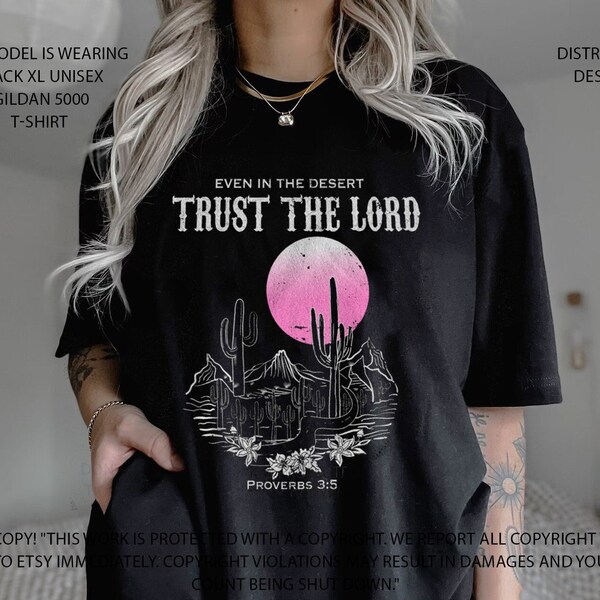 Christian Shirts Trust in the Lord - Etsy