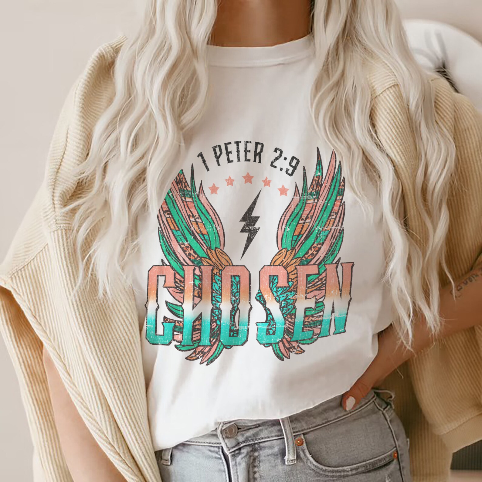 Chosen Shirt Catholic Shirt Pray Shirt Christian Shirts - Etsy