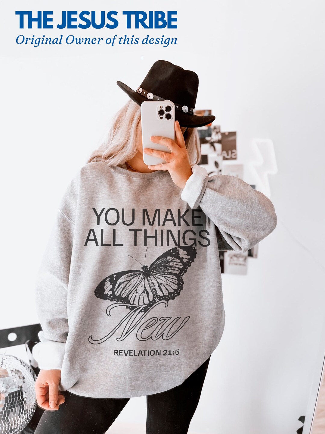 Christian Crewneck Christian Merch Christian Clothes God Sweatshirt ...