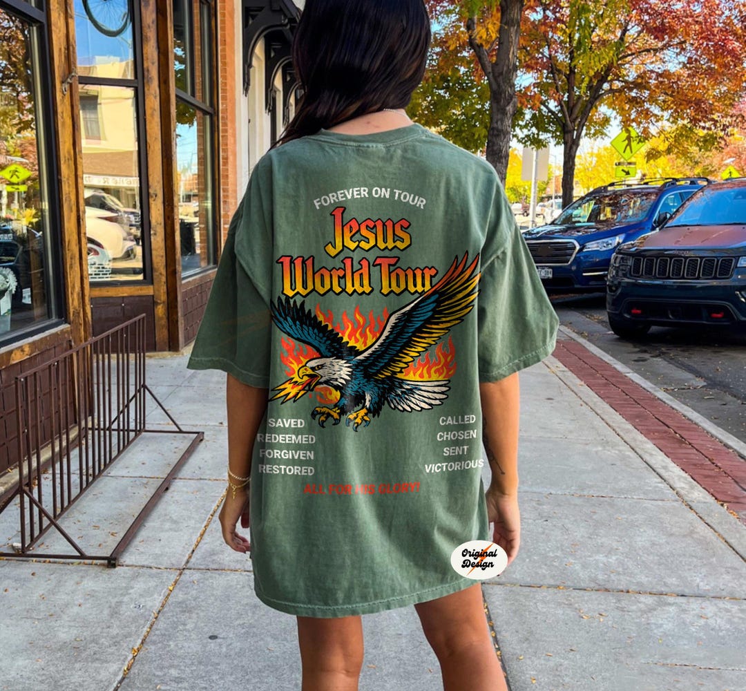 Jesus World Tour T- Shirt Jesus Christ World Tour Shirt Jesus Christ ...