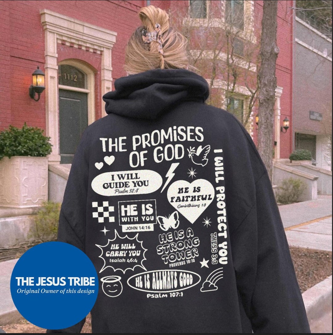 Jesus Hoodie Christian Apparel Christian Hoodie Jesus Clothes Religious ...