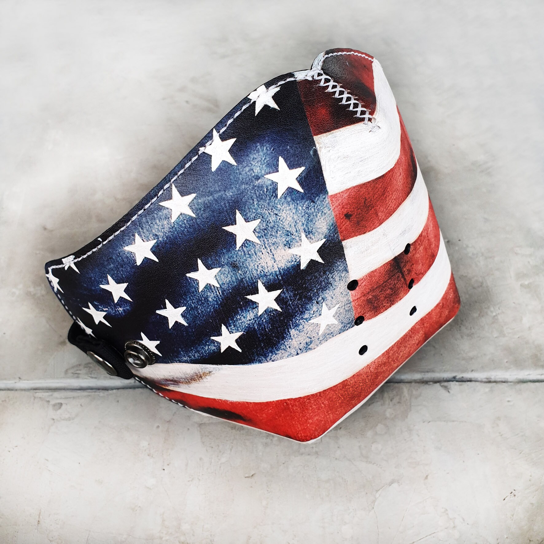 Leather Face Mask Leather Half Face Mask Leather Face Cover | Etsy