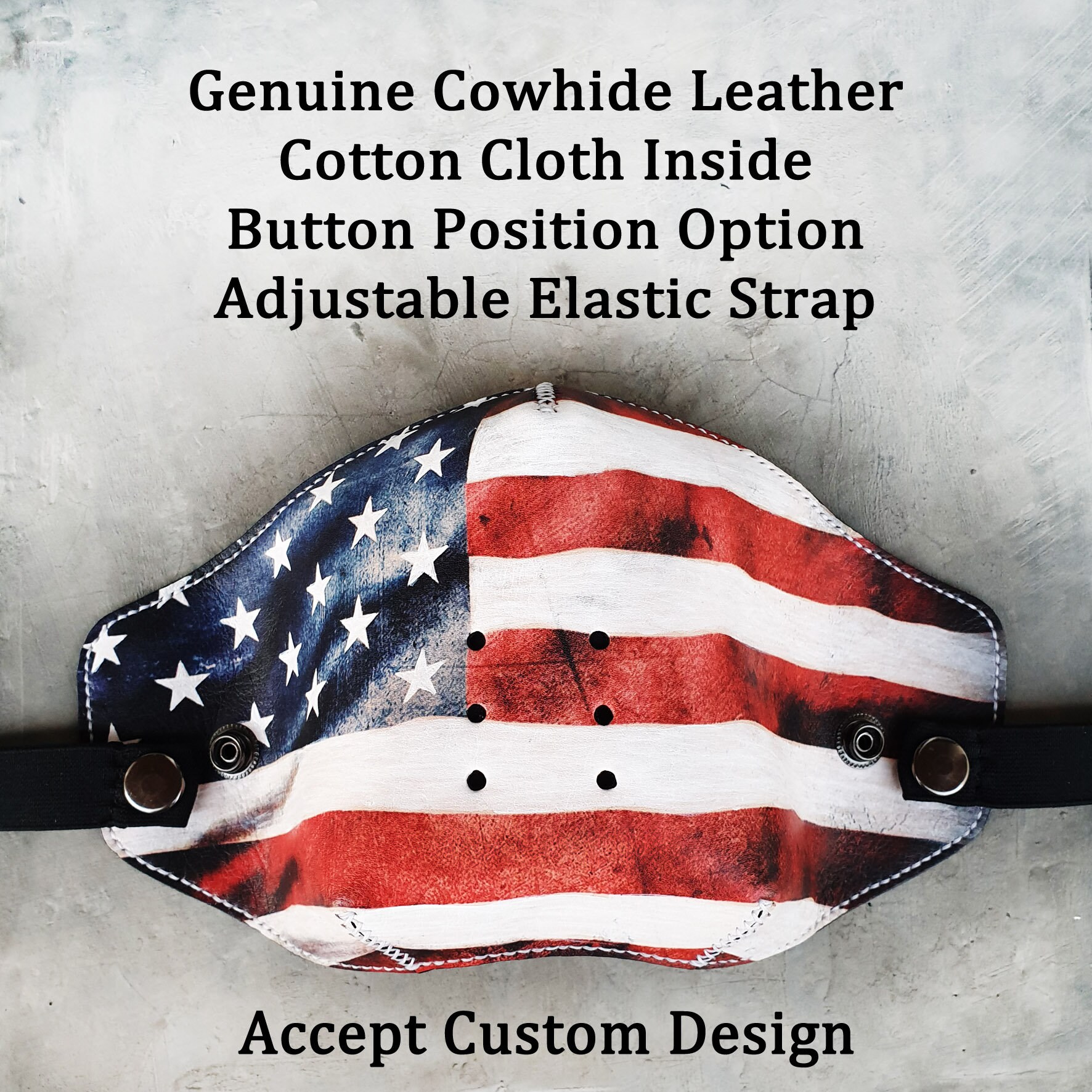 Leather Face Mask Leather Half Face Mask Leather Face Cover | Etsy