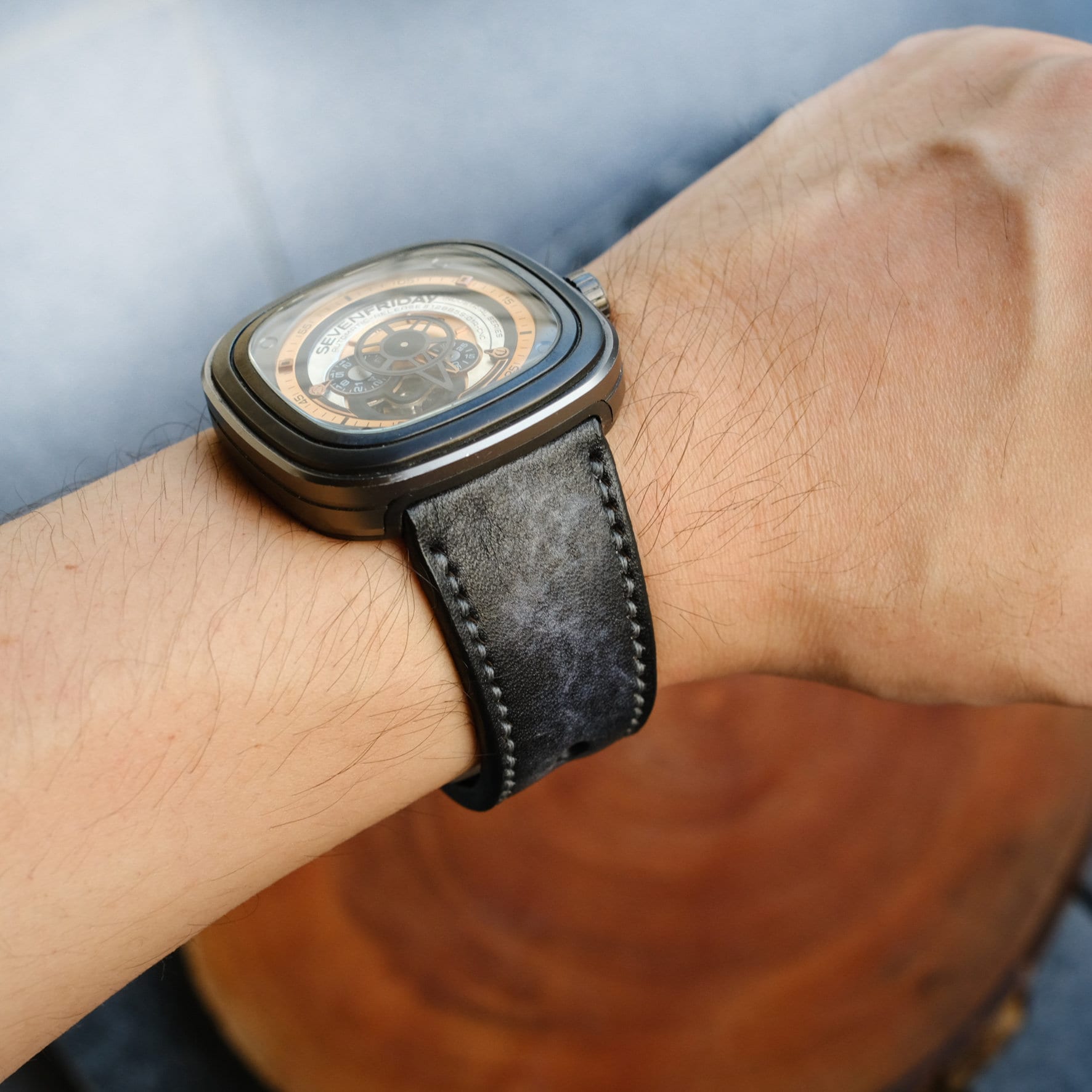 Sevenfriday Watch Leather Straps 28mm 24mm Handmade Leather - Etsy