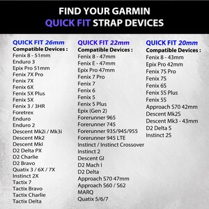 Garmin Fenix 6x, Fenix 7x, Garmin Epix, Forerunner 935, Approach S60 ...