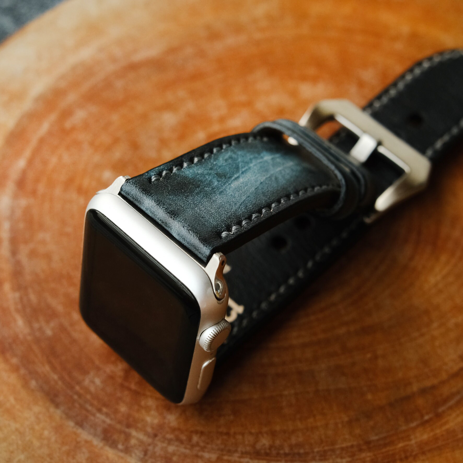 Apple Watch Band Vintage leather Series 6 40mm 44mm Series 5 | Etsy