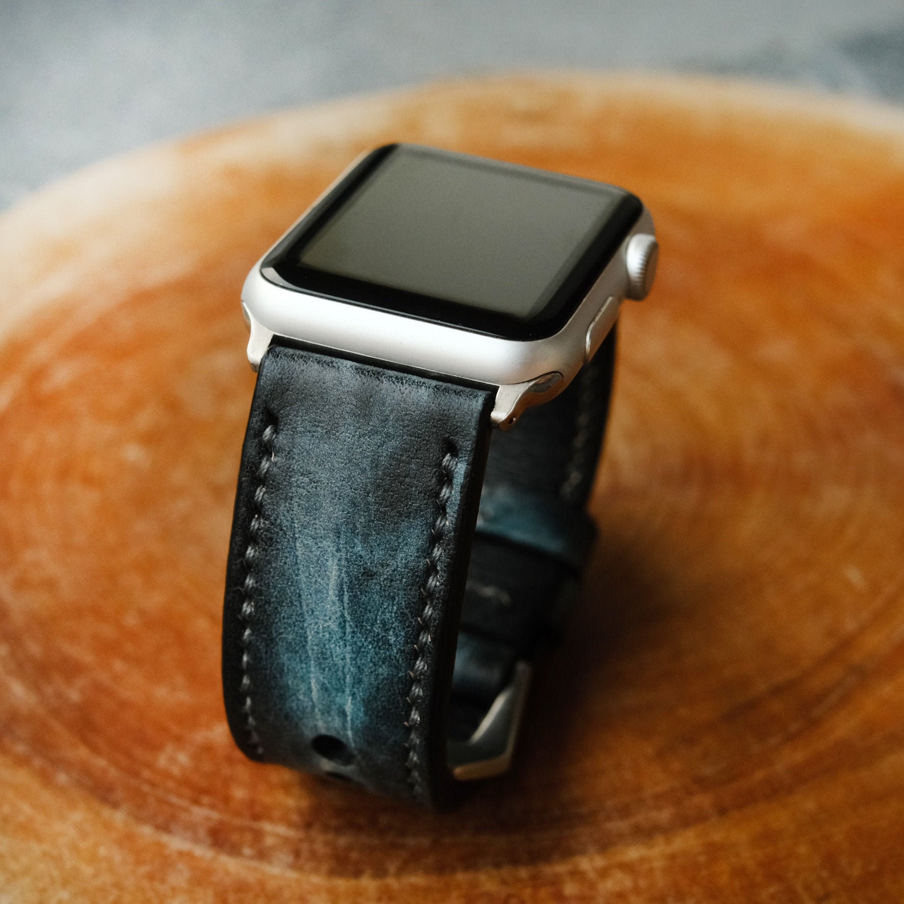 Apple Watch Band Vintage leather Series 6 40mm 44mm Series 5 | Etsy