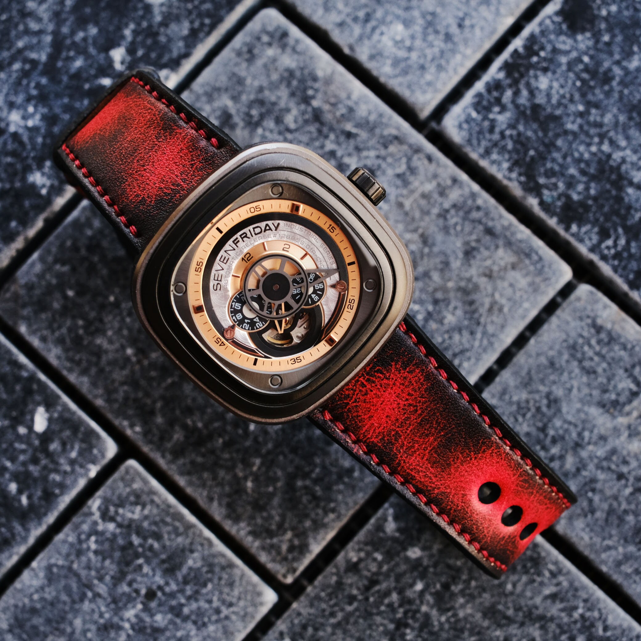 Sevenfriday Watch Strap 28mm T Series 26mm Handmade Leather Straps - Etsy