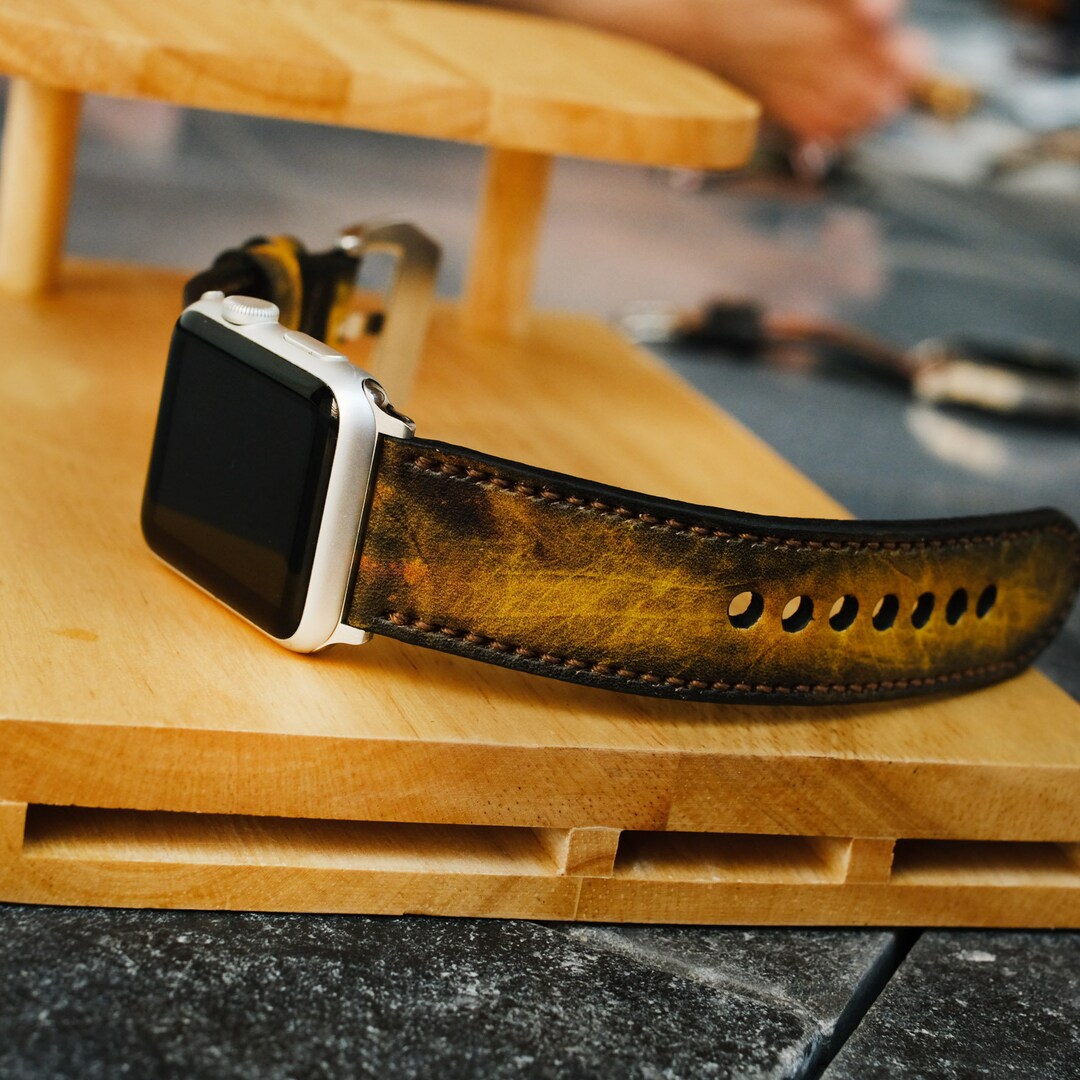 Apple Watch Vintage Leather for All Series - Etsy
